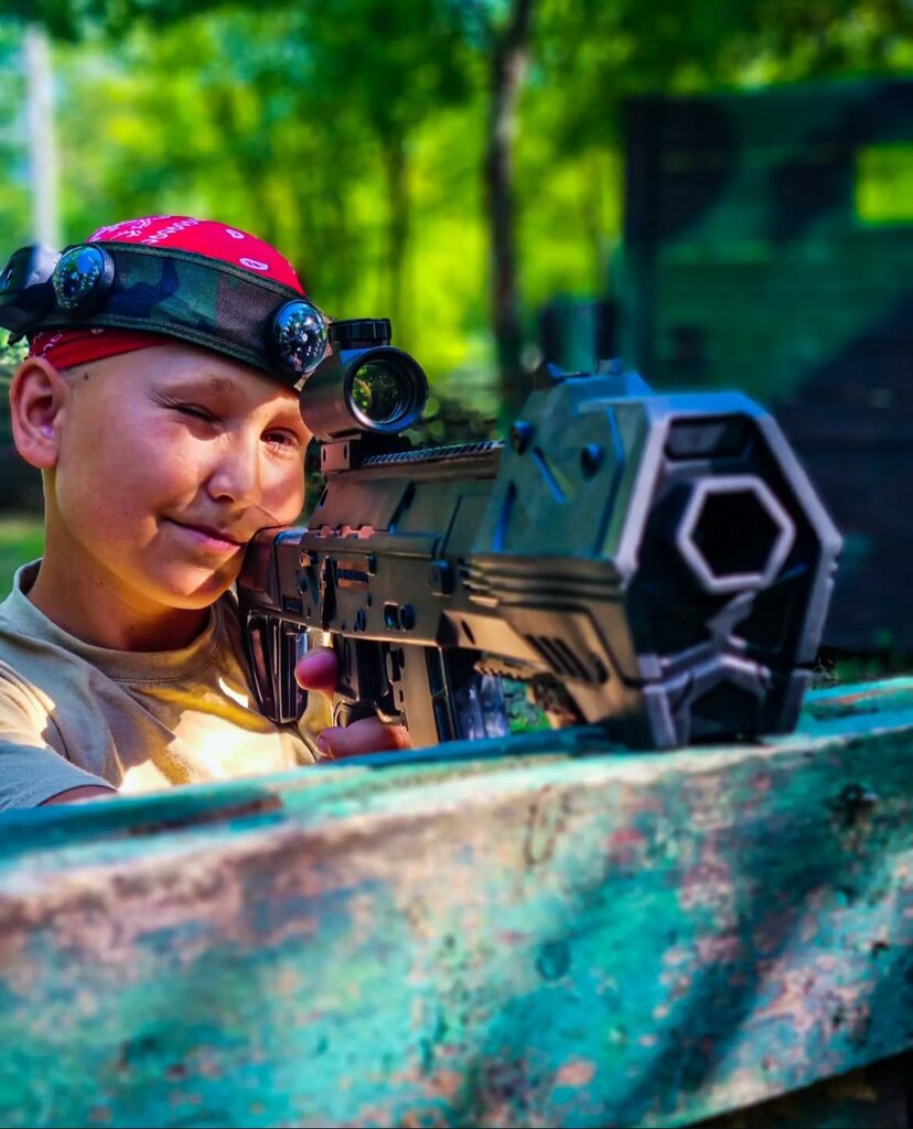 Lazer paintball Лазертаг в лесу, Krasnodarski krayı, foto