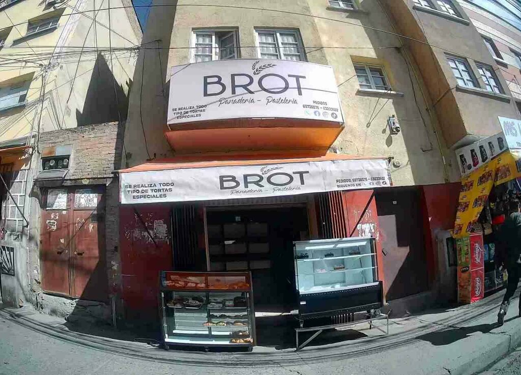 Ekmek fırını Brot, La Paz, foto