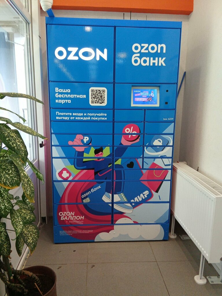 Parsel otomatı Ozon Box, Saint‑Petersburg, foto
