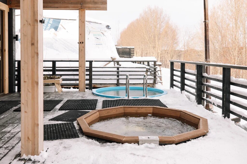 Hamamlar Лёд и пламя, Murmanskaya oblastı, foto