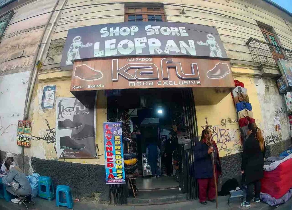 Giyim mağazası Kafu, La Paz, foto