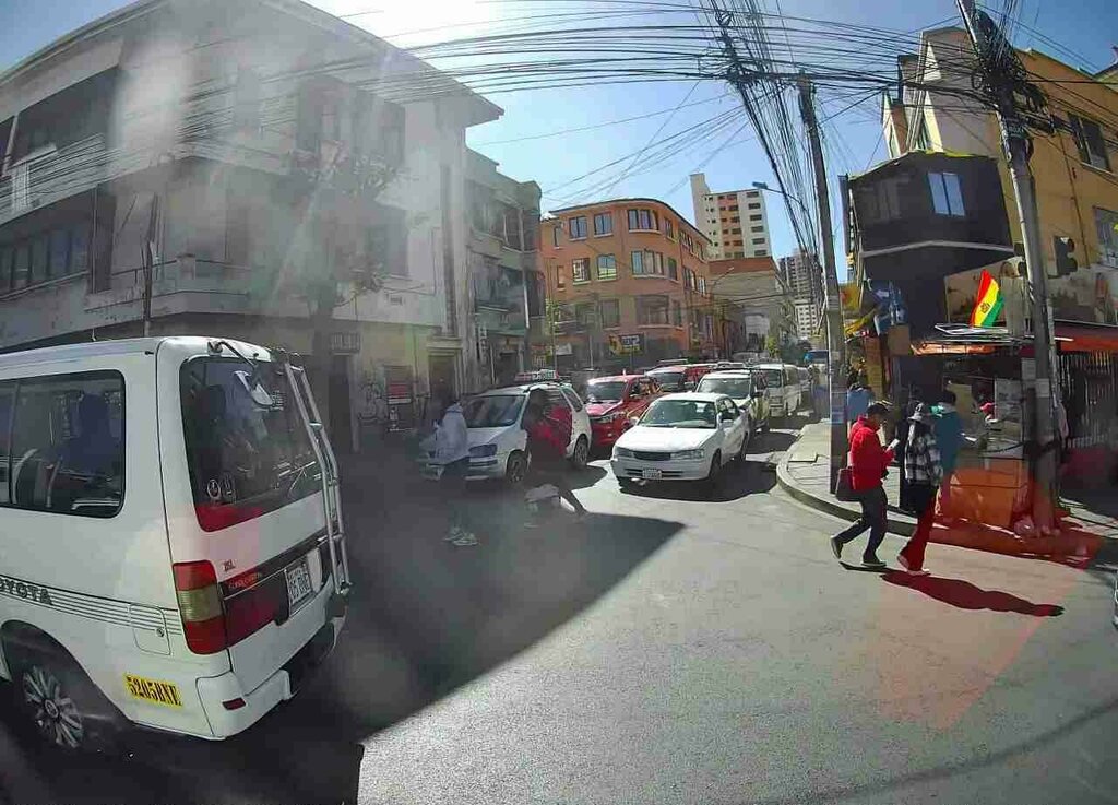 Gazete bayi Kiosks, La Paz, foto