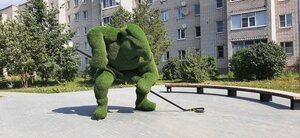 Пернатый хоккеист (Vologda Region, Sokol, mikrorayon Tsentr), turistik yerler  Sokol'dan