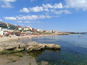 Bamboo Beach (Burgas Region, Sozopol), plaj  Süzebolu'dan (Sozopol'dan)