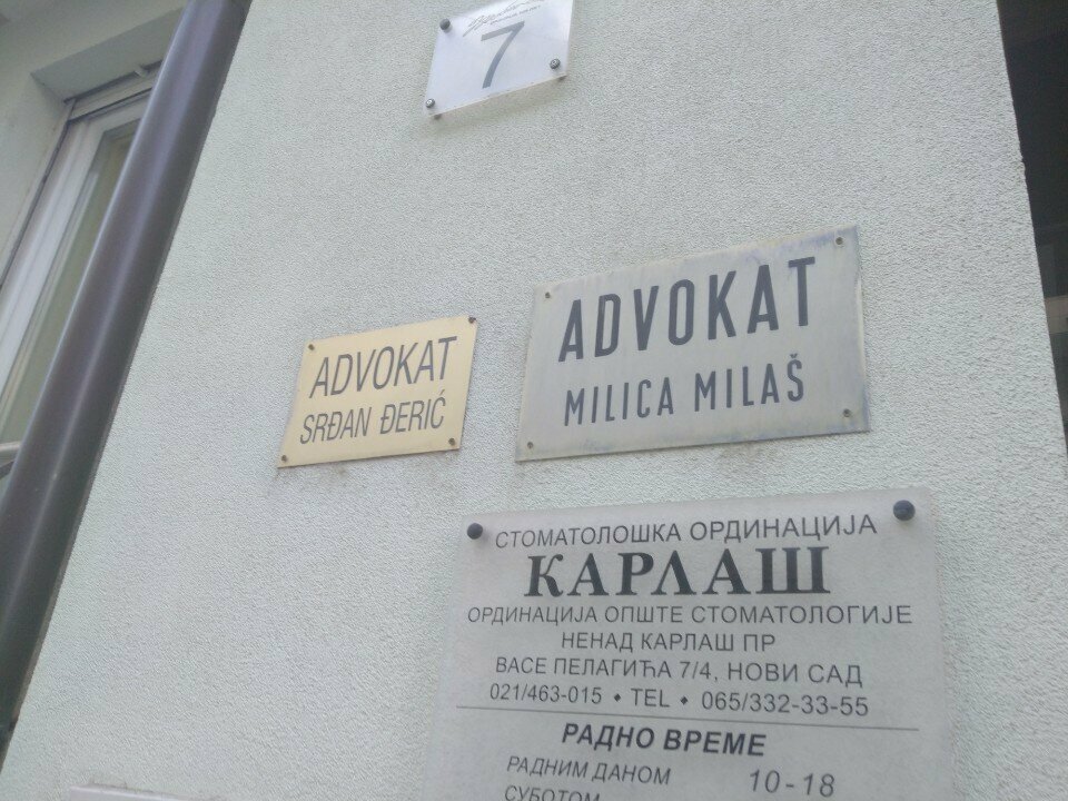 Hukuk büroları Milica Milaš, Novi Sad, foto
