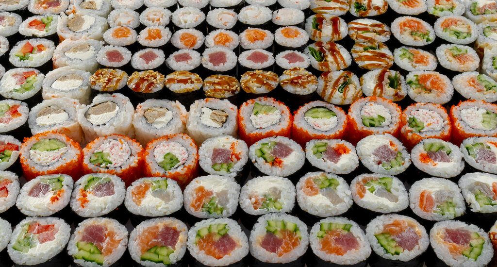 Suşi restoranı Imperial Fish, Saint‑Petersburg, foto