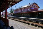 Veselí nad Lužnicí (Jihočeský kraj, Tabor, Veseli nad Luznici), tren istasyonu  Güney Bohemya Bölgesi'nden