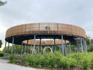 Смотровая площадка (Ryazan, Park of Culture and Recreation Lower City Garden), seyir terası  Riazan'dan