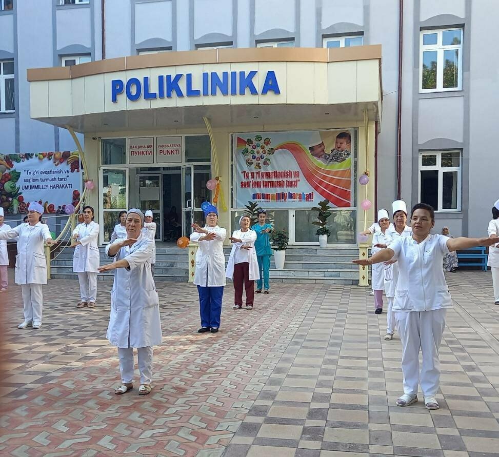 Poliklinikler Shaxrihon District Multidisciplinary Central Polyclinic, , foto