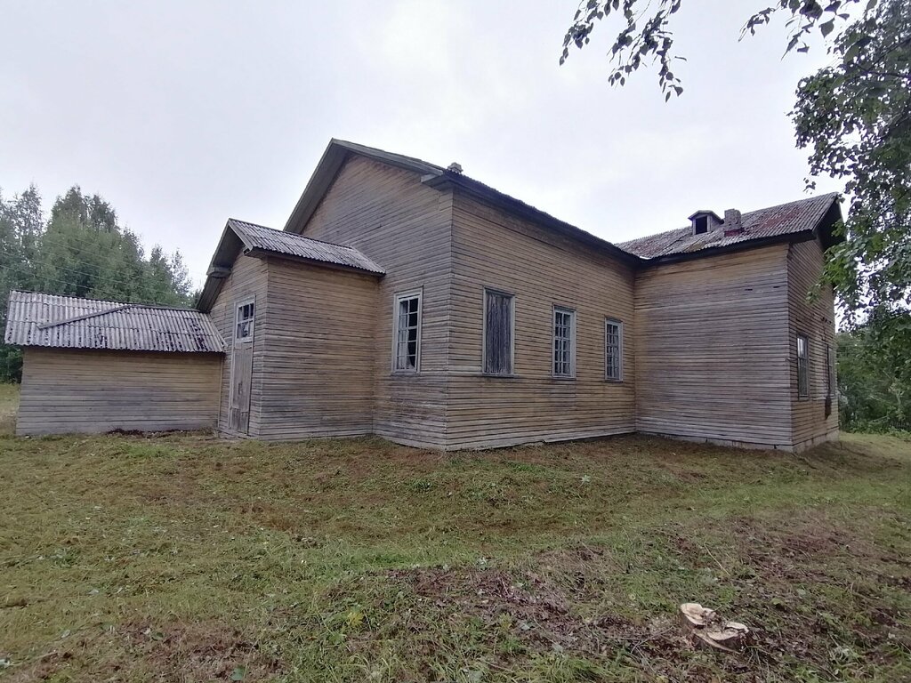 Ortodoks kiliseleri Tserkov Georgiya Pobedonostsa V Pokshenge, Arhangelskaya oblastı, foto