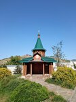 Часовня в честь святого преподобного Серафима Саровского (Volgograd Region, Serafimovich), şapel, haç anıtı  Serafimoviç'ten
