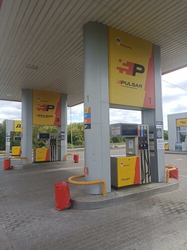 Benzin istasyonu Rosneft, Orlovskaya oblastı, foto