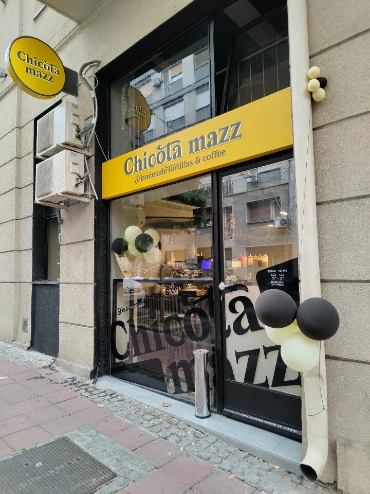 Kahve dükkanları Chicota mazz, Belgrad, foto
