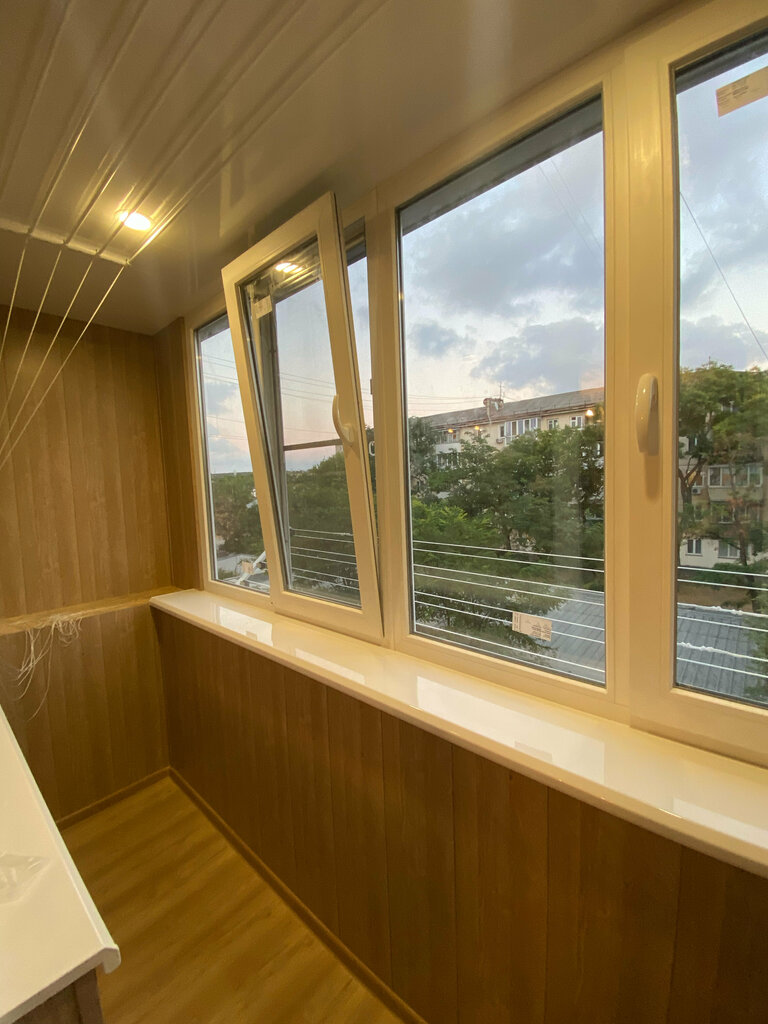 Cam balkon hizmetleri Sev Balkon, Sevastopol, foto
