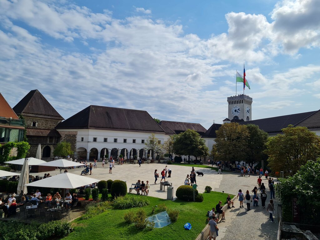 Turistik yerler Lübliyana Kalesi, Ljubljana, foto