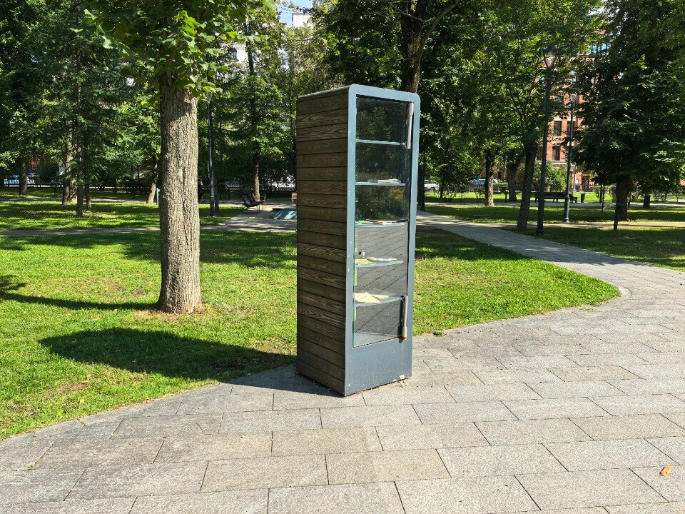 Gezgin kitap Шкаф для буккроссинга, Moskova, foto