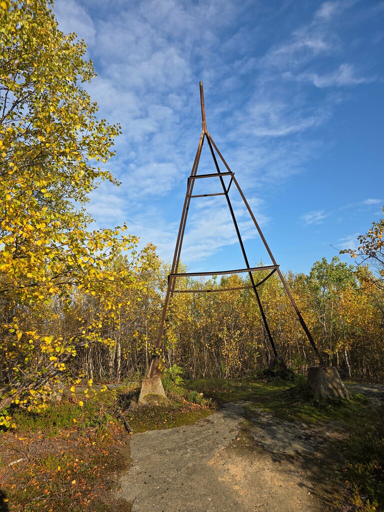 Dağ zirvesi Сопка 181 метр, Murmansk, foto