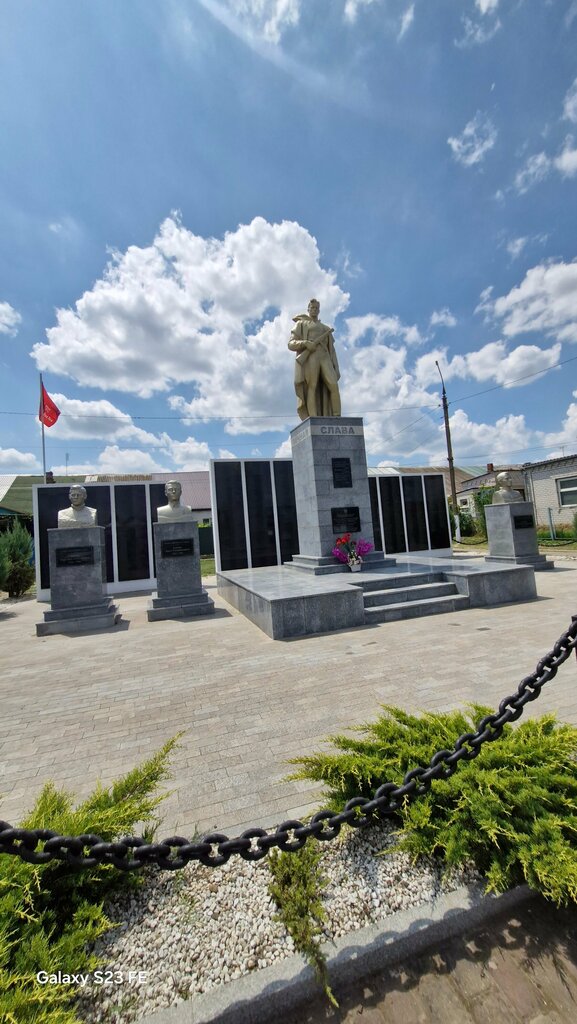 Anıt, heykel Героям Великой Отечественной войны, Krasnodarski krayı, foto