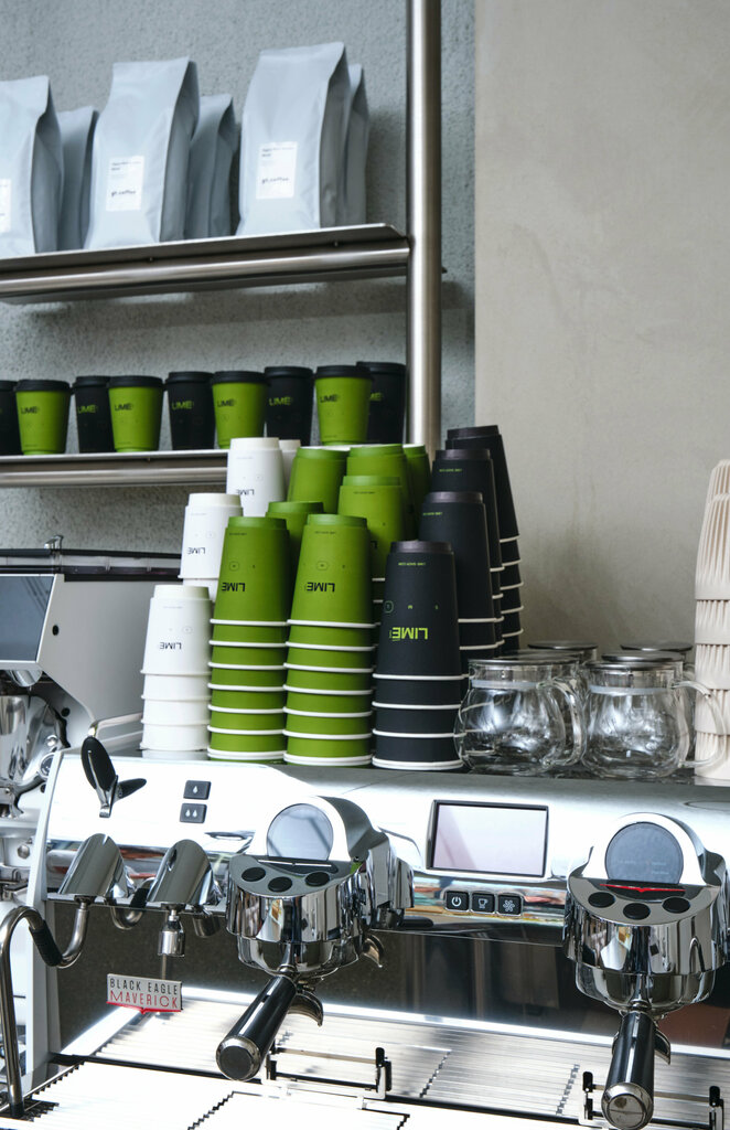 Kahve dükkanları Lime Cafe, Moskova, foto