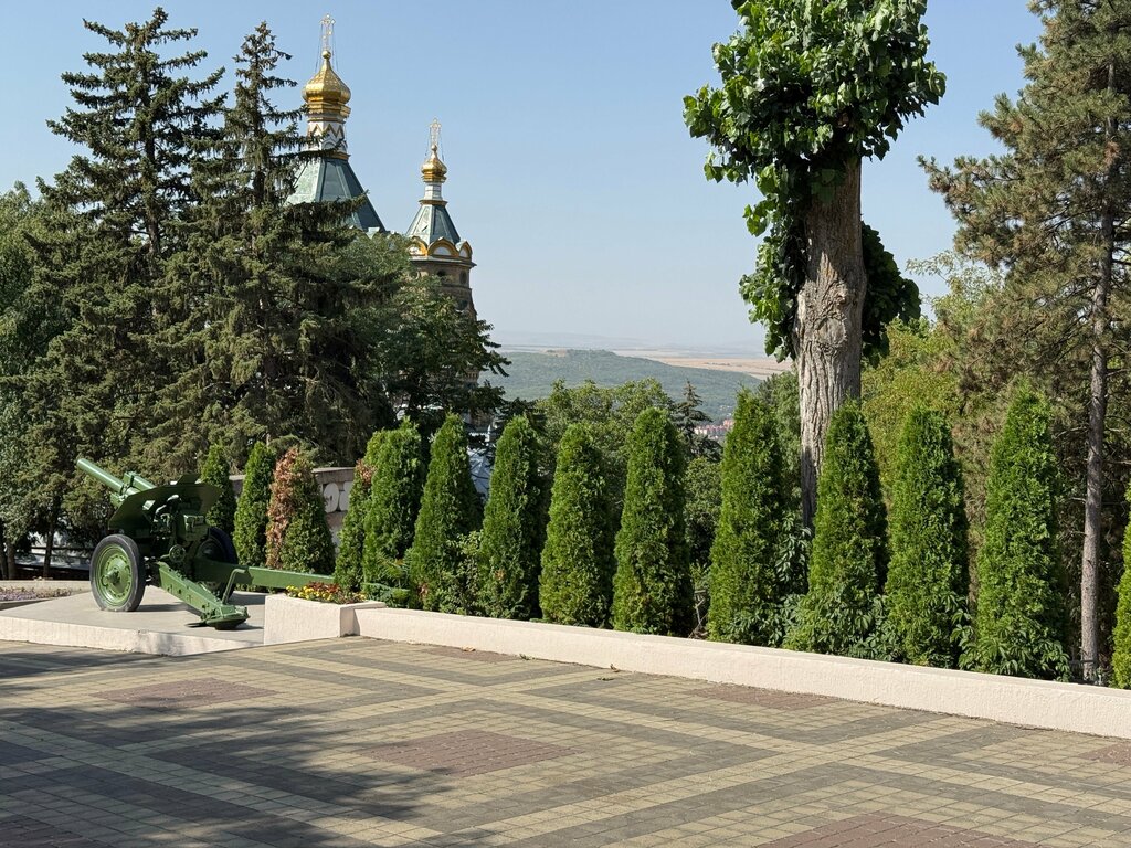 Teknoloji anıtı 122-мм дивизионная гаубица М-30 образца 1938 года, Pyatigorsk, foto