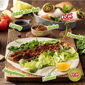 Oses Çiğ Köfte (Hürriyet Mah., 1. Cad., No:46, Yenişehir, Mersin), fast food  Mersin'den