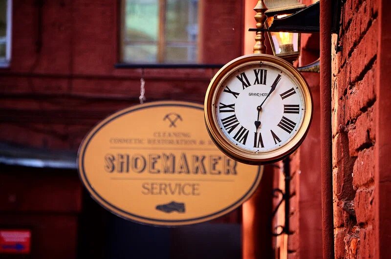 Ayakkabı tamiri Shoemaker Service, Moskova, foto
