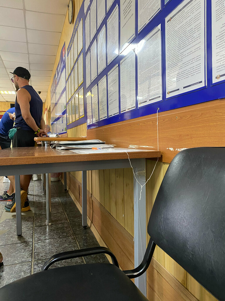 Trafik polisi Ogibdd Mo Omvd Rossii Gus-Khrustalny, Vladimirskaya oblastı, foto