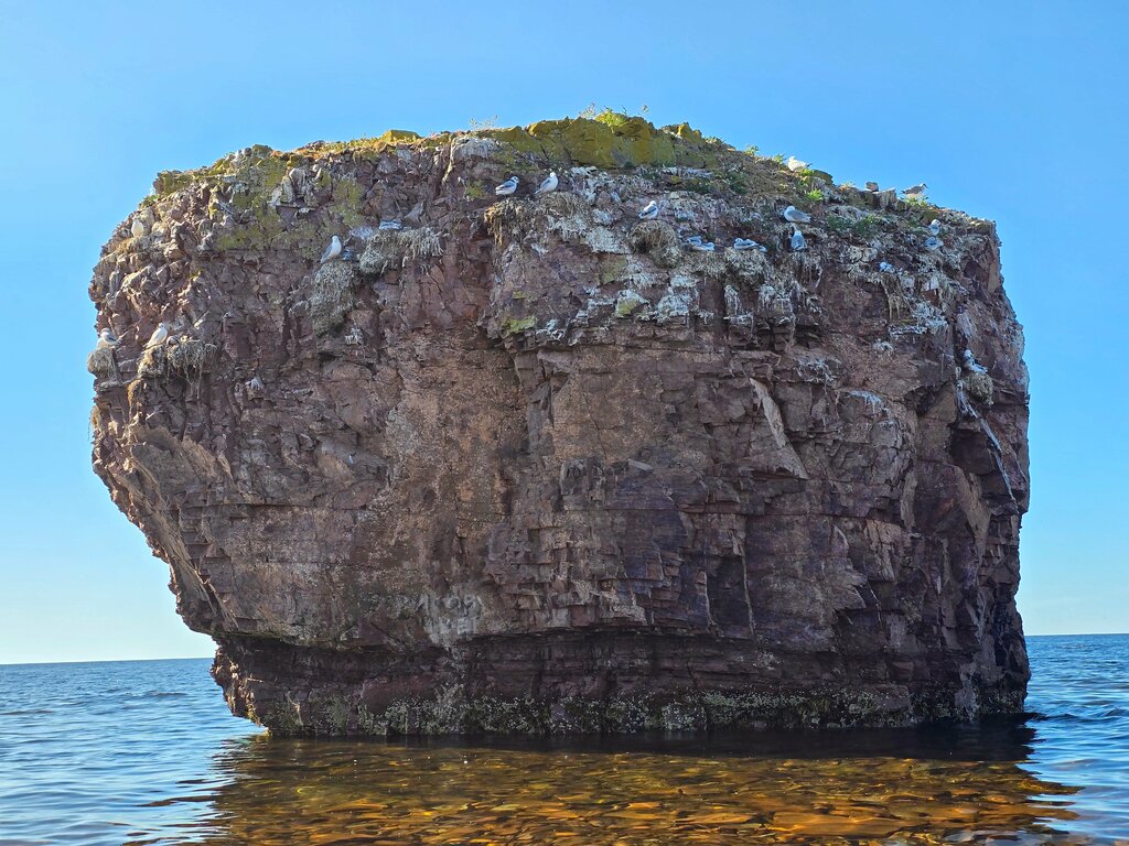 Turistik yerler Geological Natural Monument Amethysty of Korabl Cape, Murmanskaya oblastı, foto