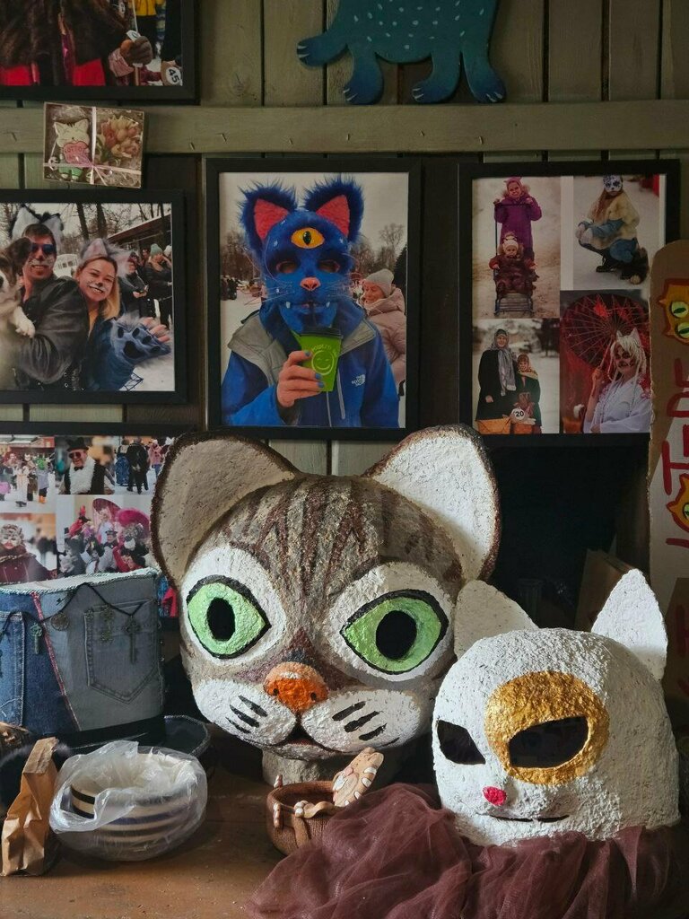 Park, sokak heykeli Переславские коты и коттавры, Pereslavl‑Zalesski, foto