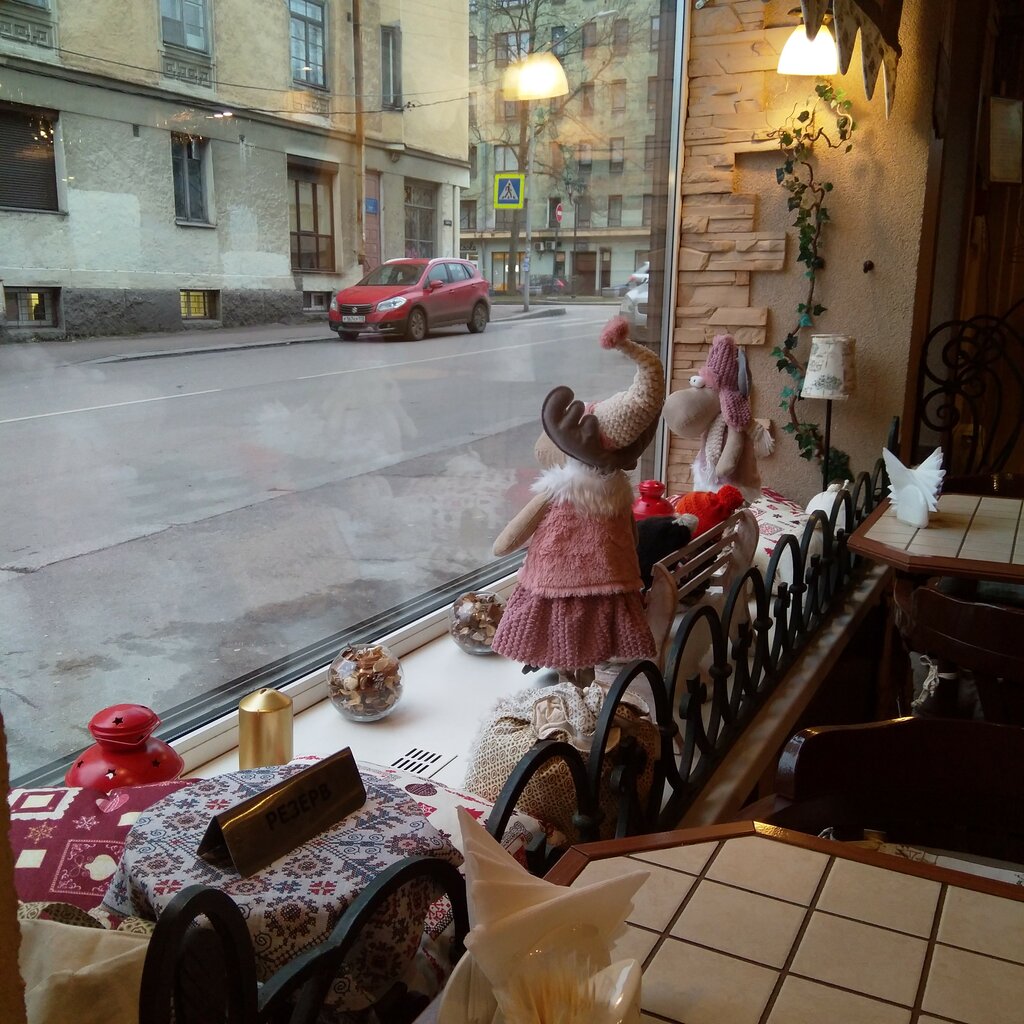 Kahve dükkanları Kofe-Taym, Vyborg, foto