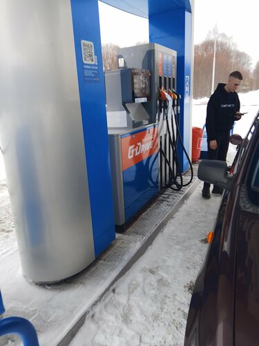 Gas station Gazpromneft, Eniseysk, foto