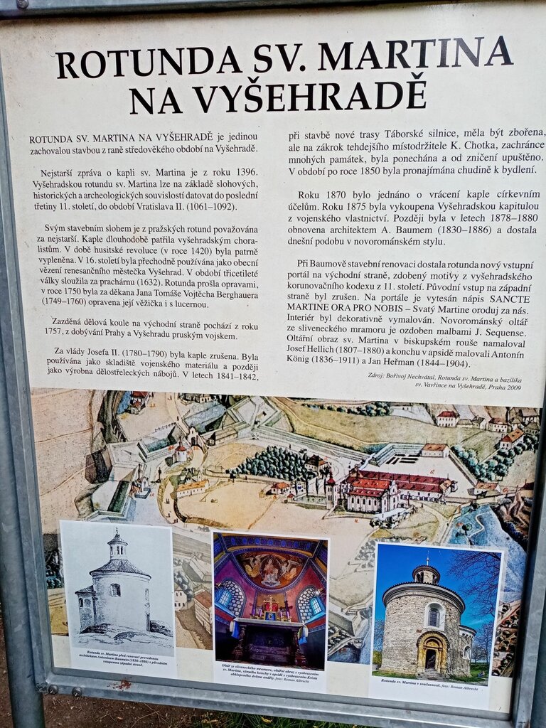 Katolik kiliseleri Rotunda svatého Martina, Prag, foto