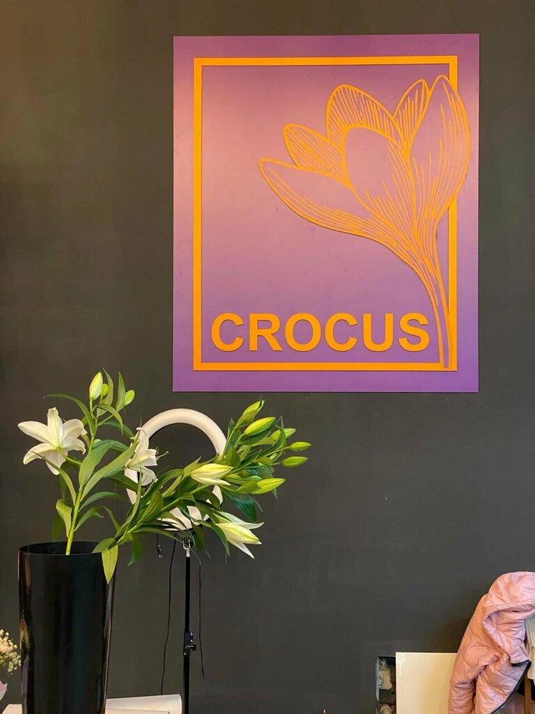 Çiçekçiler Crocus, Barnaul, foto