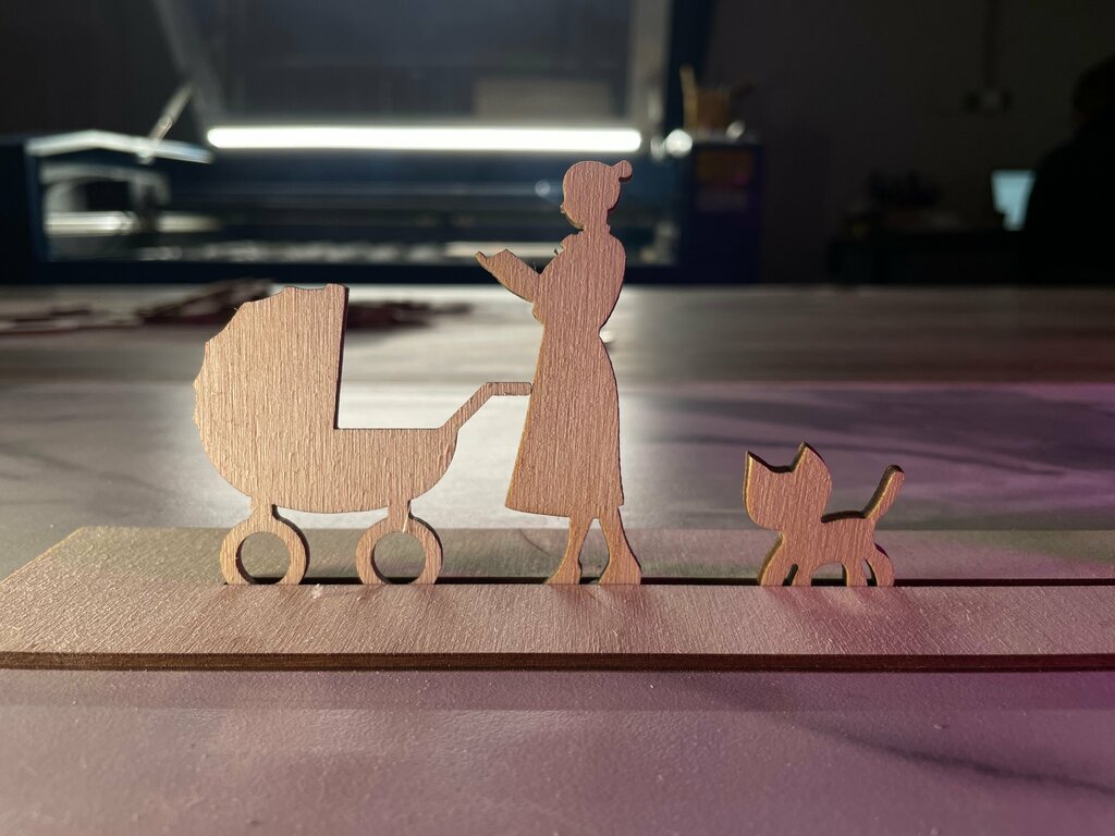 Lazer çalışmaları Лазерная резка фанеры, Saint‑Petersburg, foto