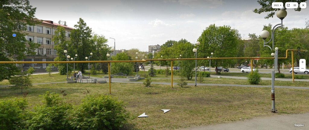 Kültür ve eğlence parkları сквер Дочерей Отчизны, Çeliabinsk, foto
