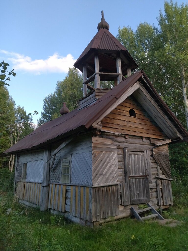Şapel, haç anıtı St. Nicholas Chapel, Karelya, foto