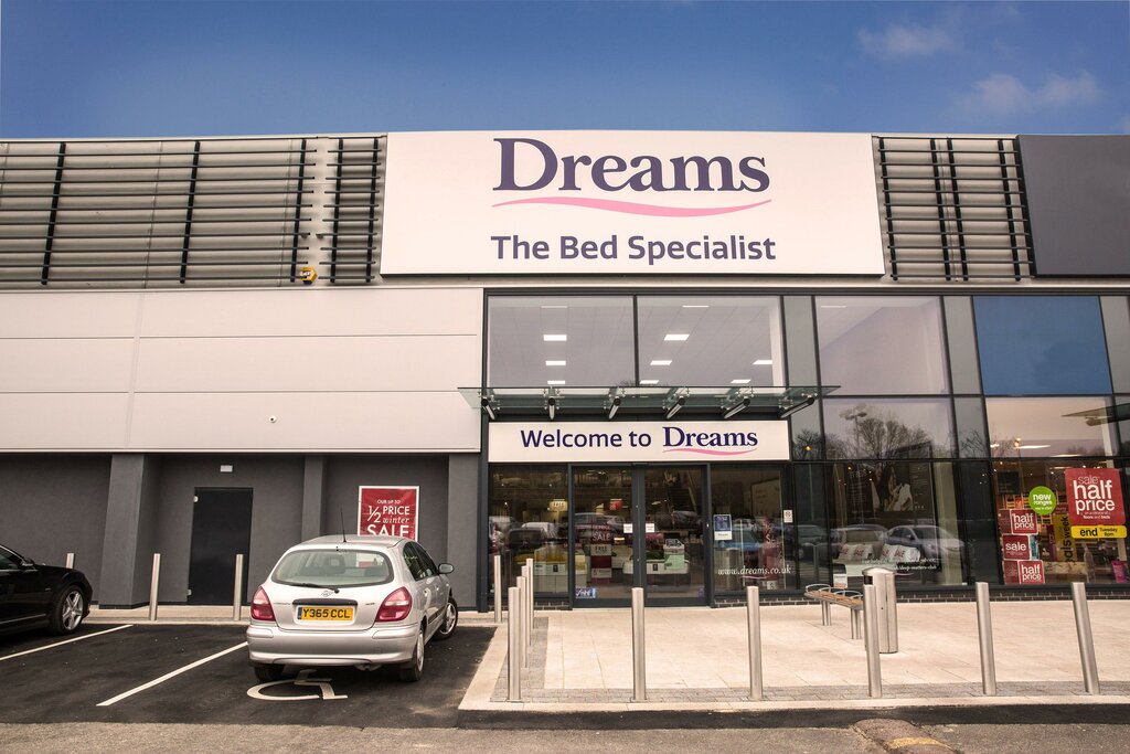 Mobilya mağazaları Dreams Norwich, İngiltere, foto