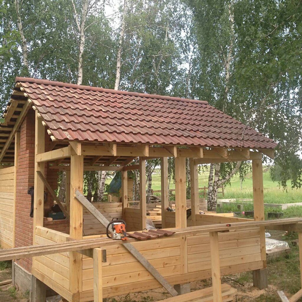 Yazlık ev inşaatı Sibdrevstroj, Krasnoyarsk, foto