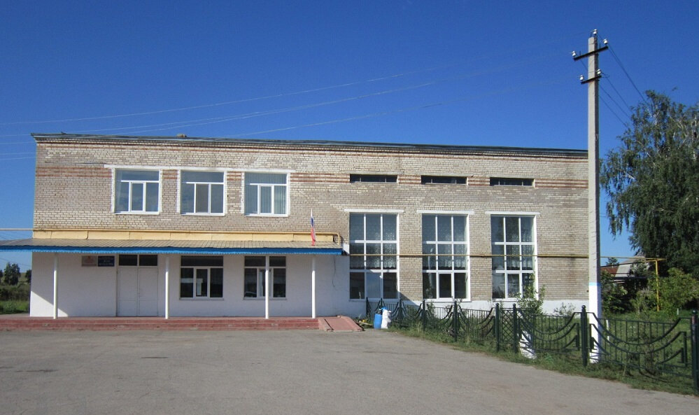 Kültür ocakları Alkinsky tsentralny selsky dom kultury, Samarskaya oblastı, foto