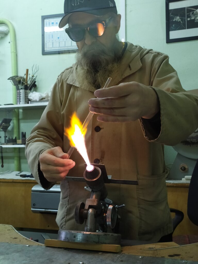 Cam atölye Стеклодувная студия Юрия Чеглакова, Omsk, foto
