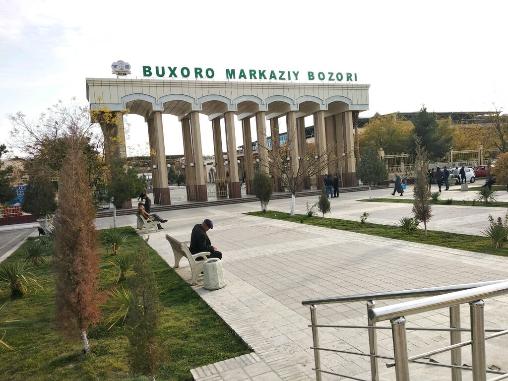 Pazarlar ve çarşılar Dehqon bozori, Buhara, foto