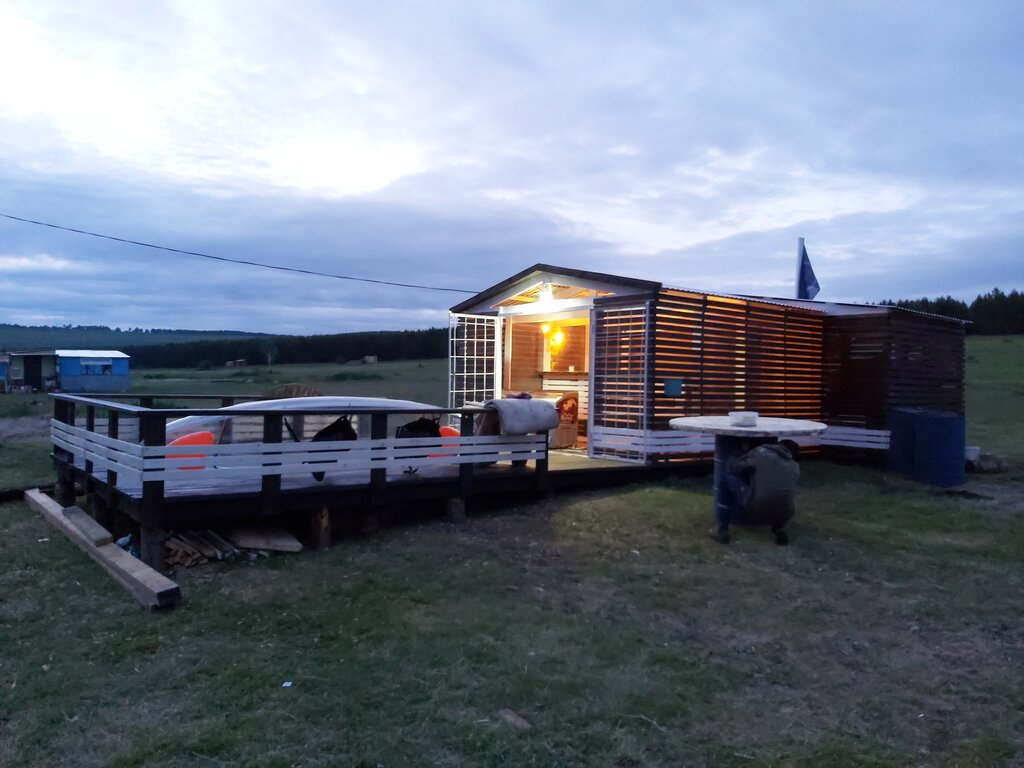 Kafe Каяк&гамак, Krasnoyarski krayı, foto