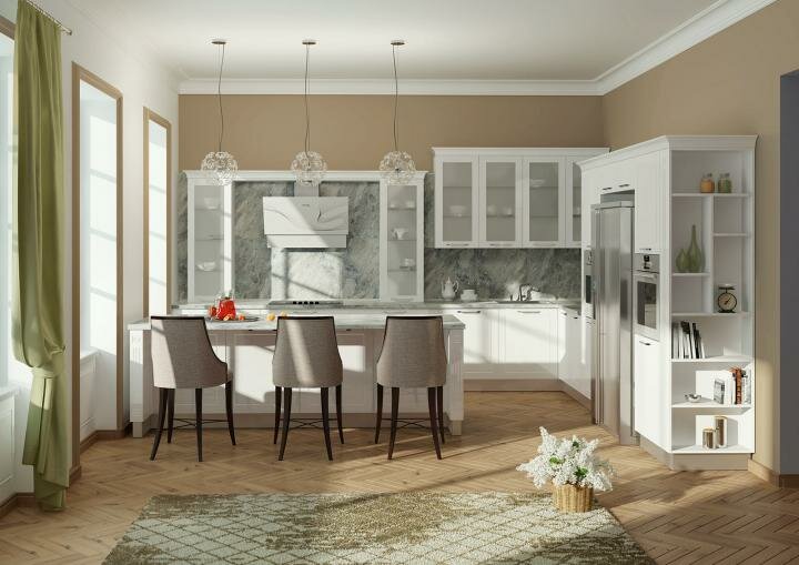 Mutfak mobilyaları Kukhni Mixx, Zelenograd, foto