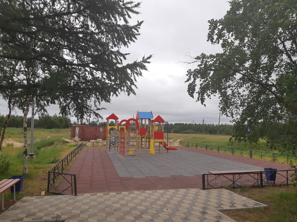 Oyun alanı Playground, Nenets özerk okrugu, foto