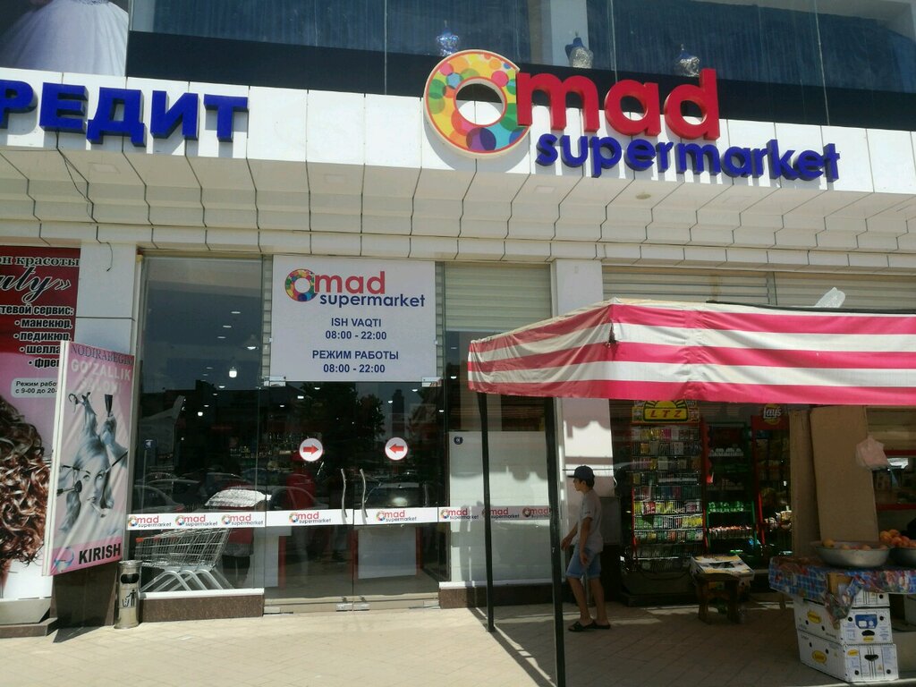 Süpermarket Omad supermarket, Taşkent, foto