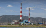 Gusinoozyorsk GRES (Republic of Buryatia, Selenginskiy District, Gusinoozyorsk), elektrik santrali  Gusinoozersk'ten