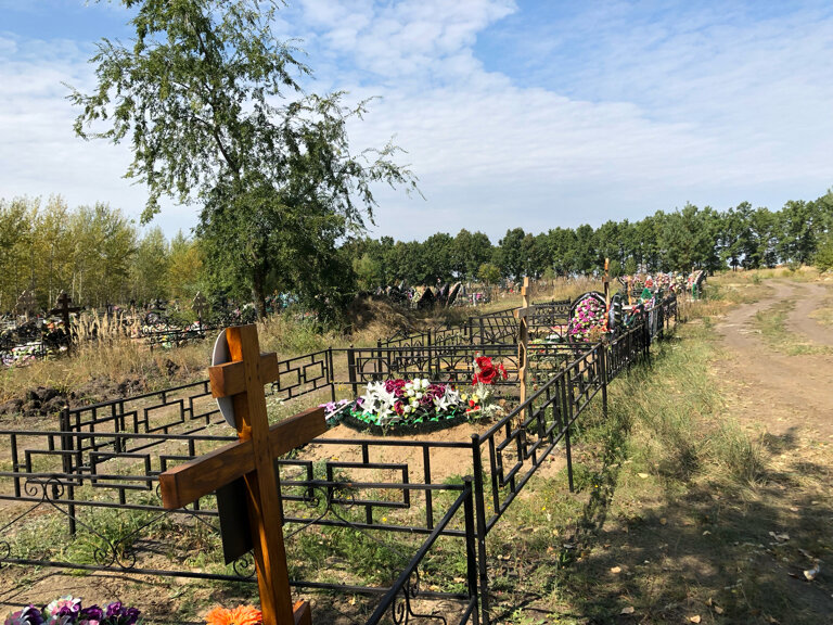 Mezarlıklar Бабяковское кладбище, Voronejskaya oblastı, foto