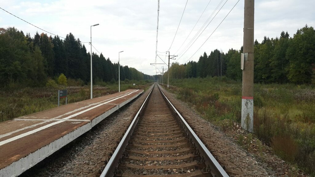Tren istasyonu остановочный пункт Магистраль, Kostromskaya oblastı, foto