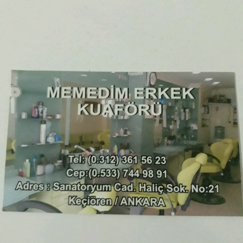 Berberler Memedim Erkek Kuaförü, Ankara, foto