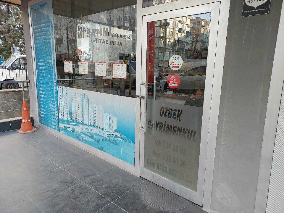 Emlak ofisi Özbek, Ankara, foto